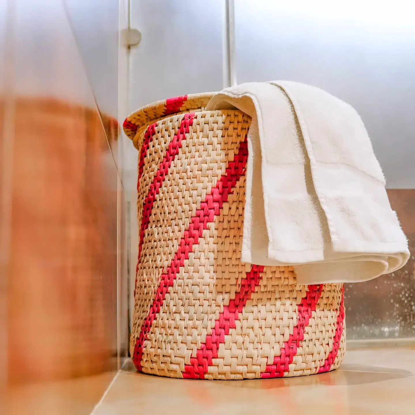 Handwoven Laundry Basket – Coral Weavers